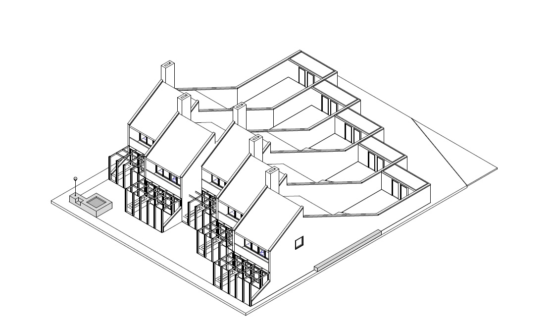 Patrick Lynch proposes terraced housing in rural Shropshire