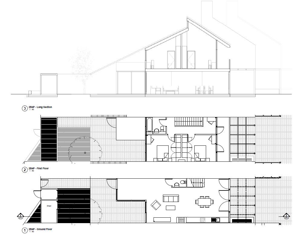 Patrick Lynch proposes terraced housing in rural Shropshire