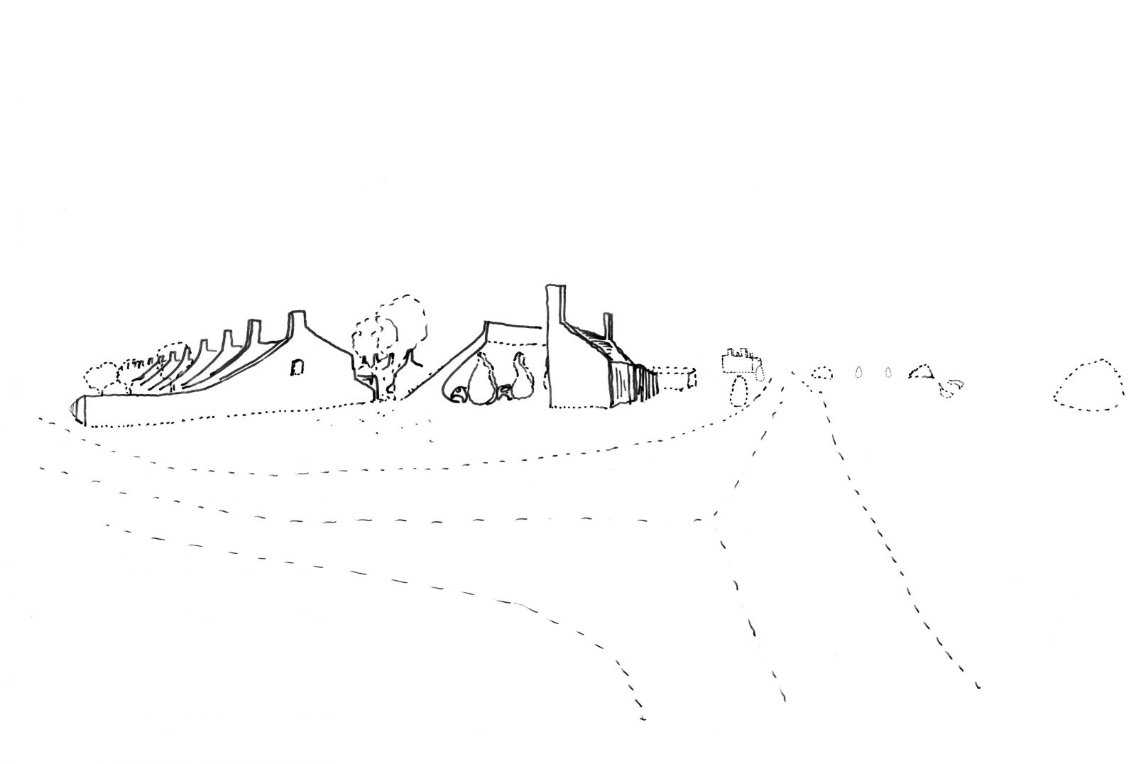 Patrick Lynch proposes terraced housing in rural Shropshire