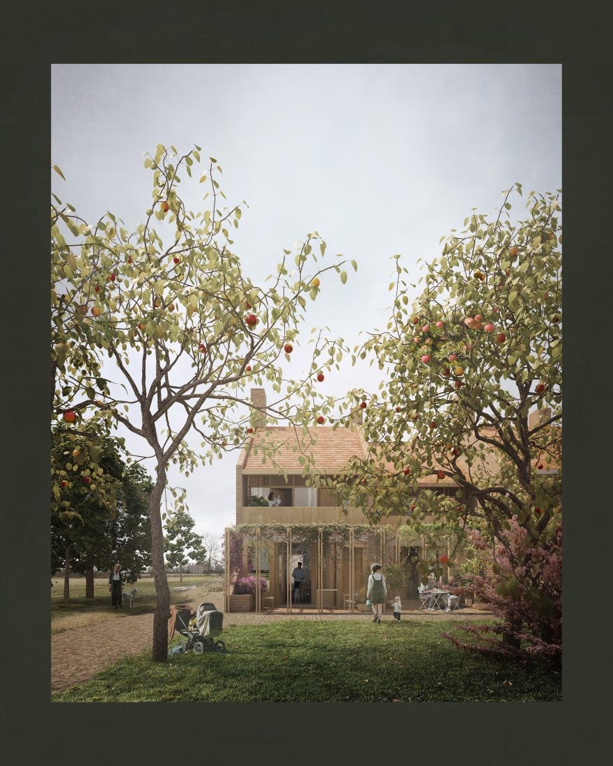 Patrick Lynch proposes terraced housing in rural Shropshire