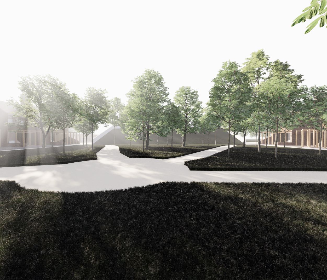 Patrick Lynch proposes terraced housing in rural Shropshire