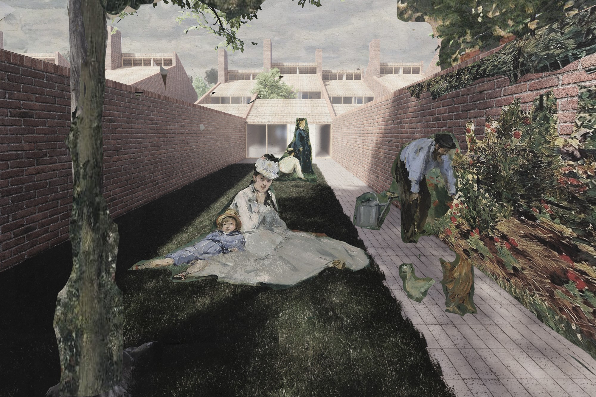 Patrick Lynch proposes terraced housing in rural Shropshire