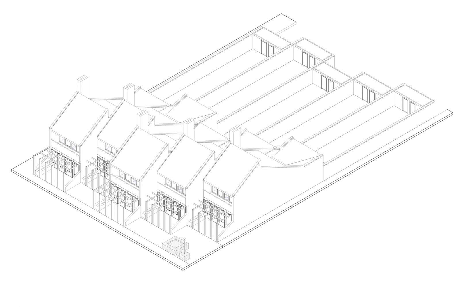 Patrick Lynch proposes terraced housing in rural Shropshire