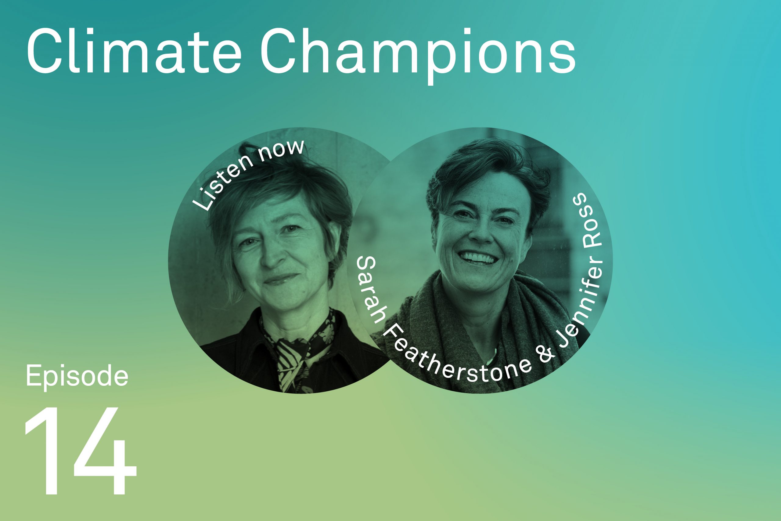 AJ Climate Champions podcast: VeloCity with Sarah Featherstone and ...