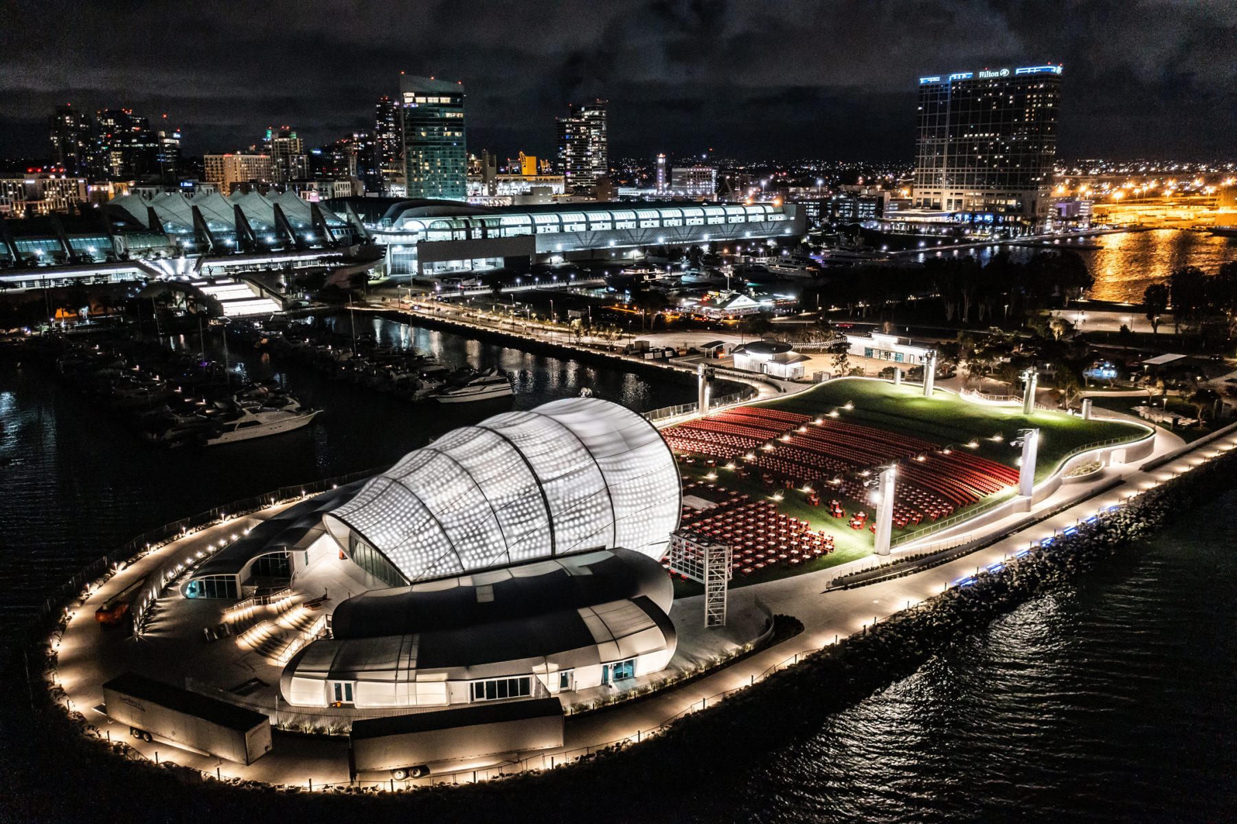 Flanagan Lawrence and Soundforms design outdoor performance shell in ...