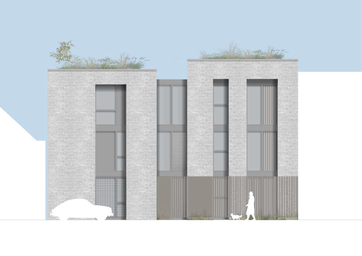 Marcus Lee designs ‘sideways’ mews house in east London