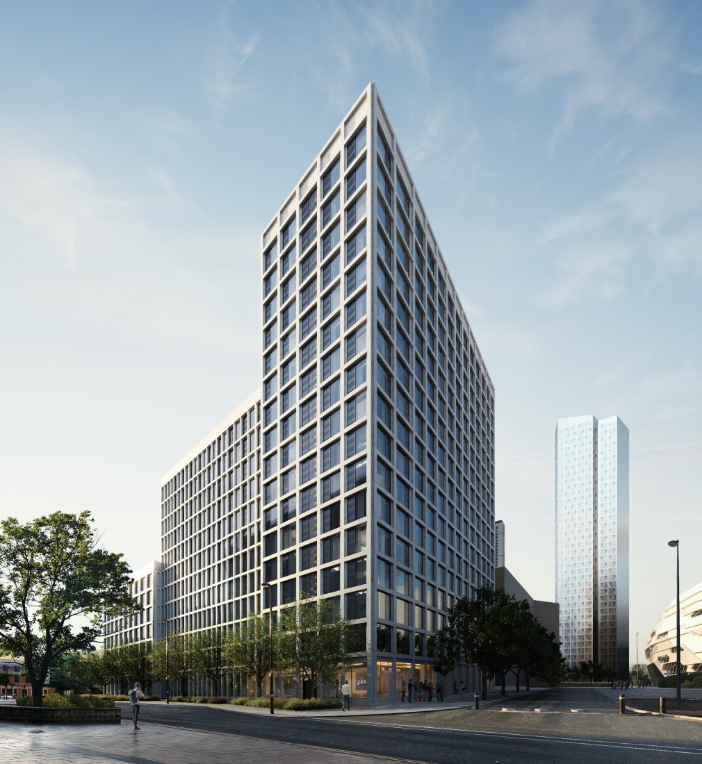 SimpsonHaugh plans Leeds student homes on site of 1980s AHR bank HQ