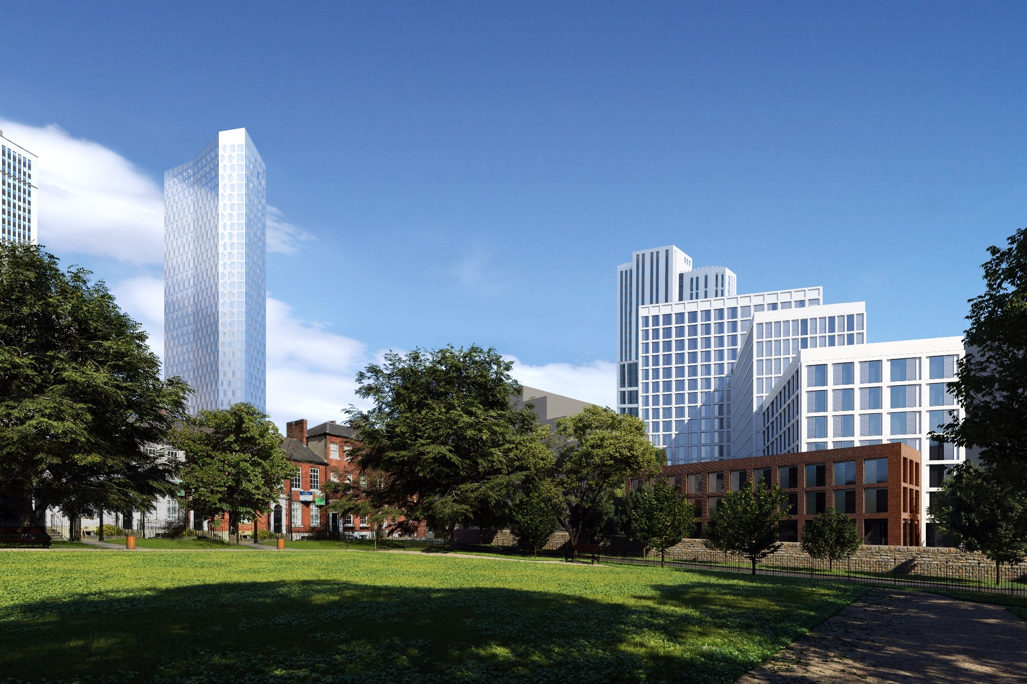 SimpsonHaugh plans Leeds student homes on site of 1980s AHR bank HQ