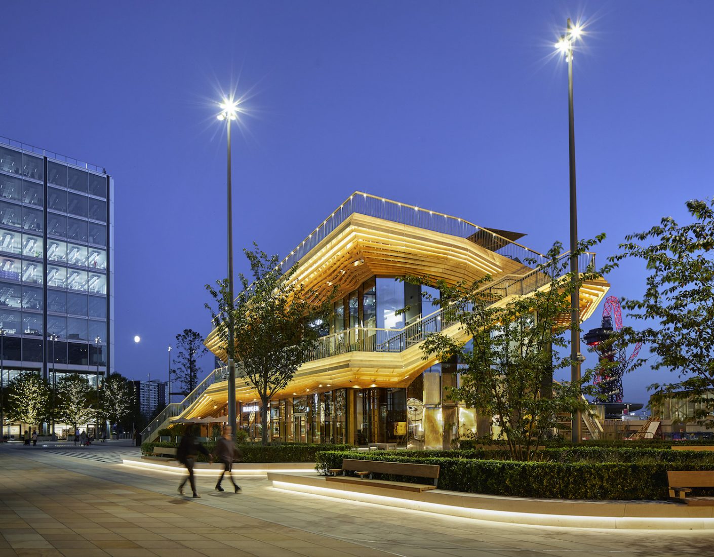 ACME’s multistorey timber pavilion at Olympic Park opens