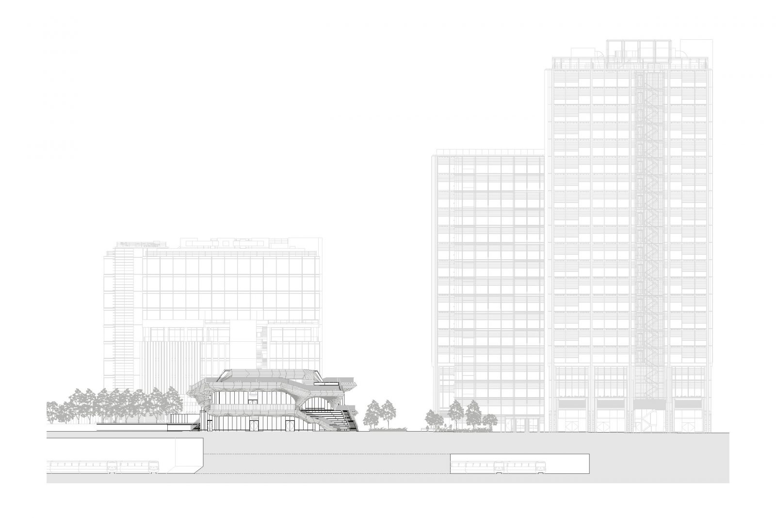 ACME’s multistorey timber pavilion at Olympic Park opens