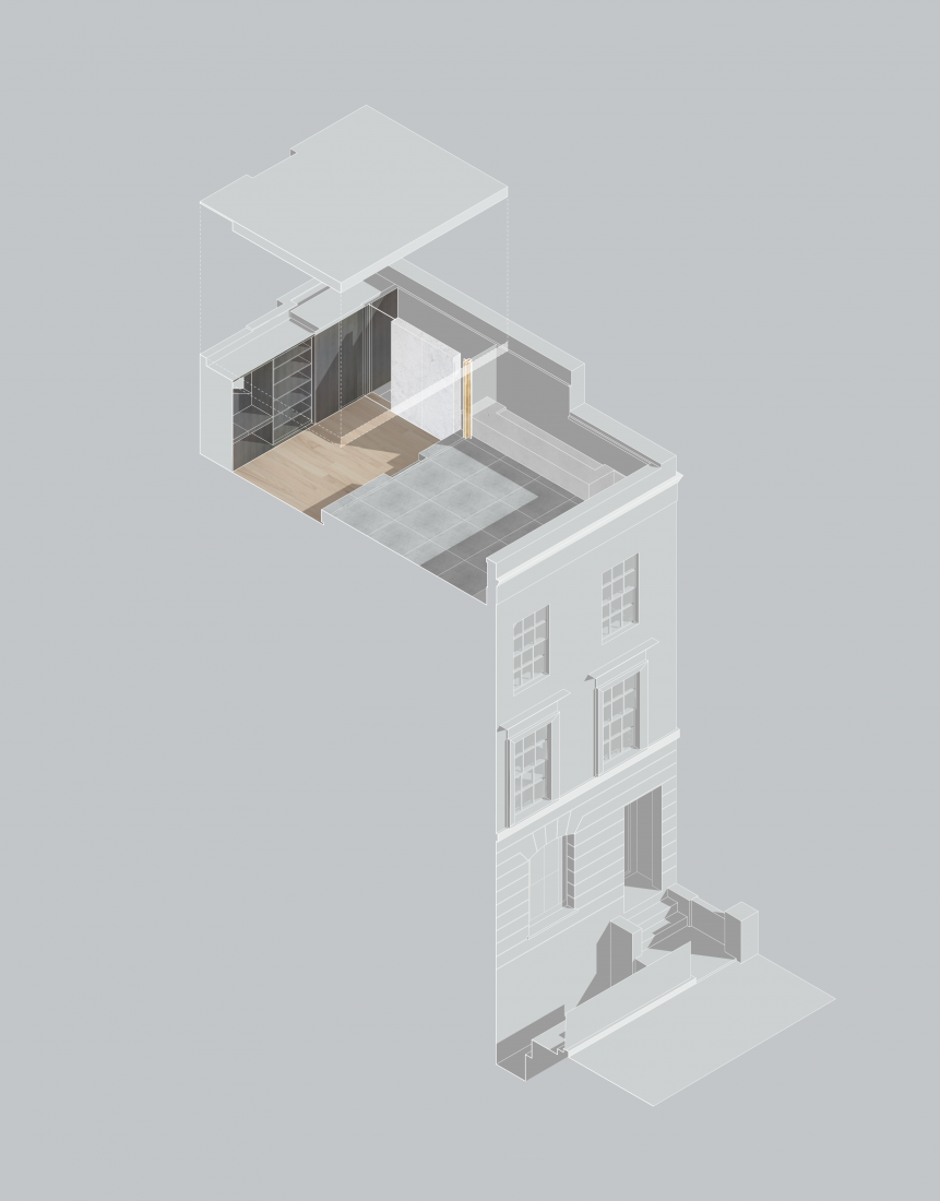 Con|form completes pavilion-like roof extension in north London