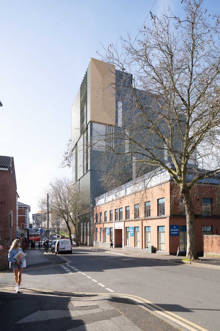 Hawkins\Brown’s contested Nottingham art school plans backed by council