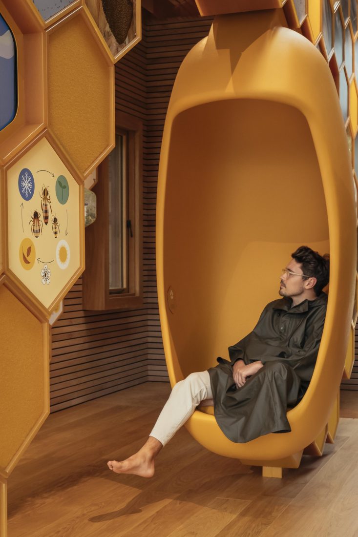 Invisible Studio completes ‘Beezantium’ folly in Somerset