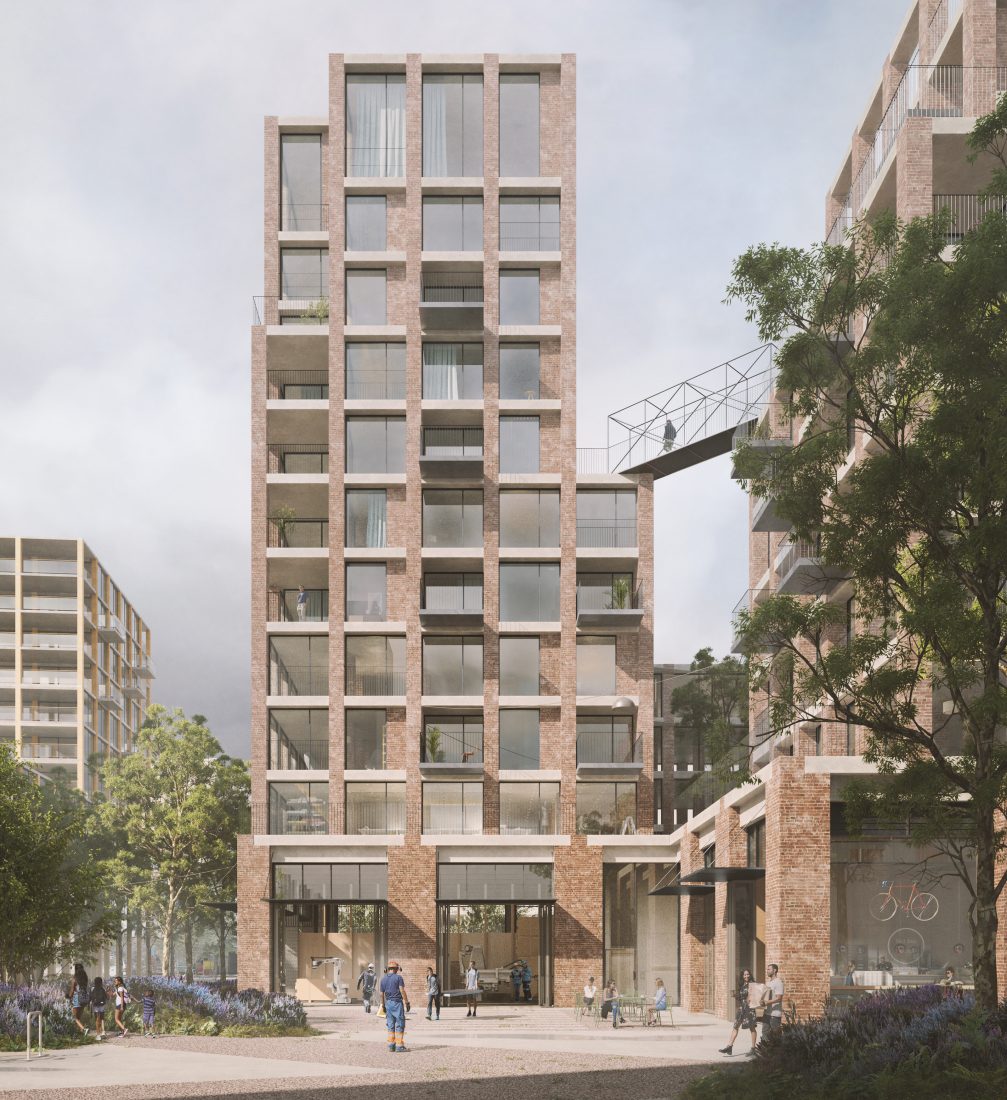 Haptic unveils alternative masterplans for 32ha east London site