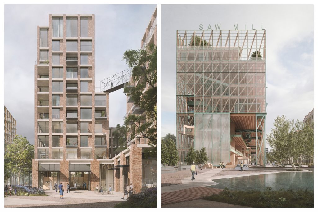Haptic unveils alternative masterplans for 32ha east London site