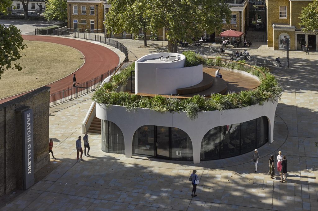 Circular pavilion restaurant wins Leisure category in AJ Architecture ...