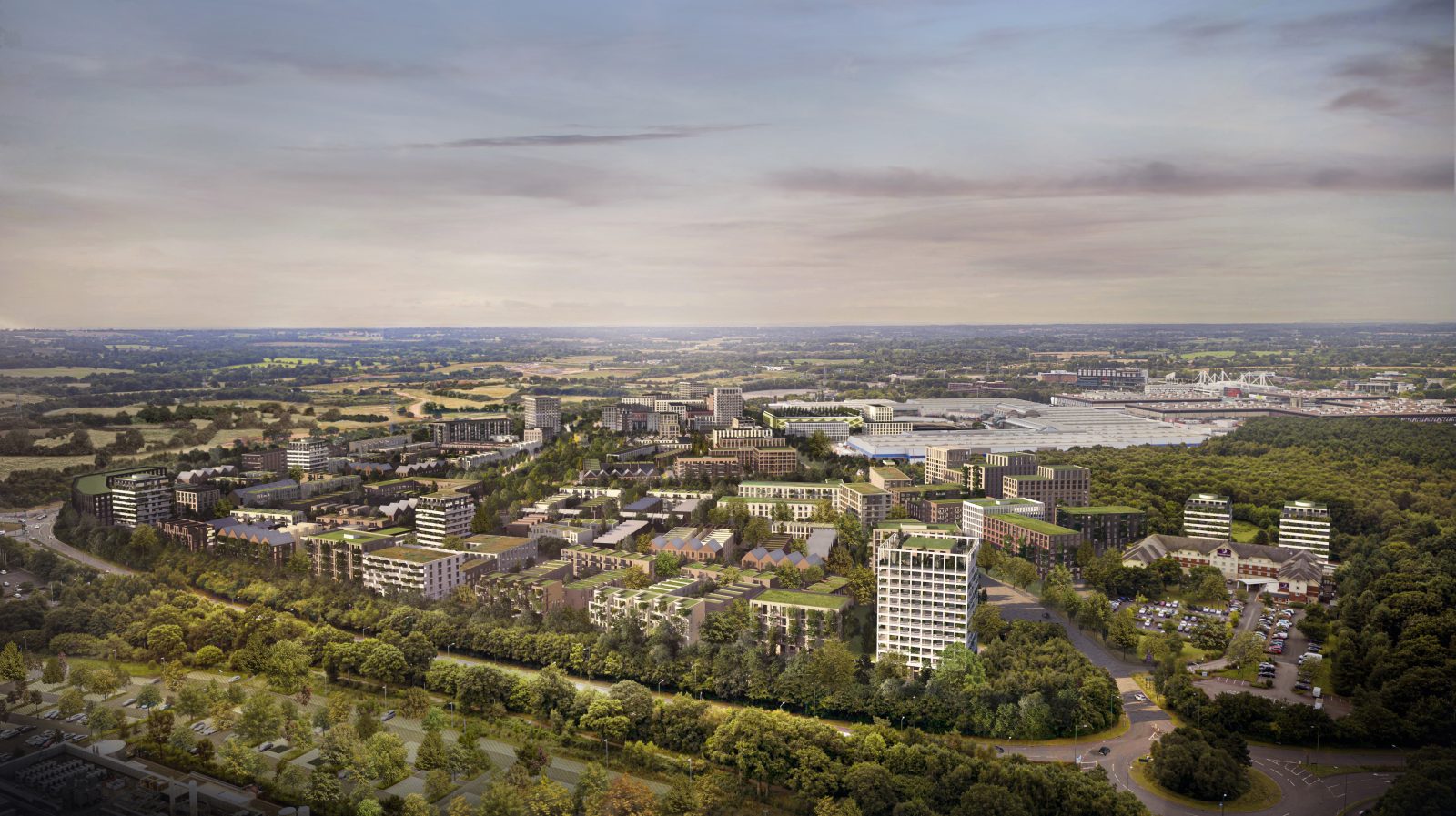 Glenn Howells masterplans 5,000 homes around Birmingham NEC