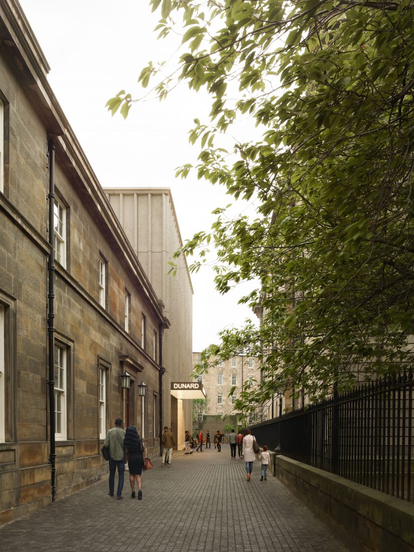 Chipperfield wins approval for scaled-back Edinburgh concert hall plan
