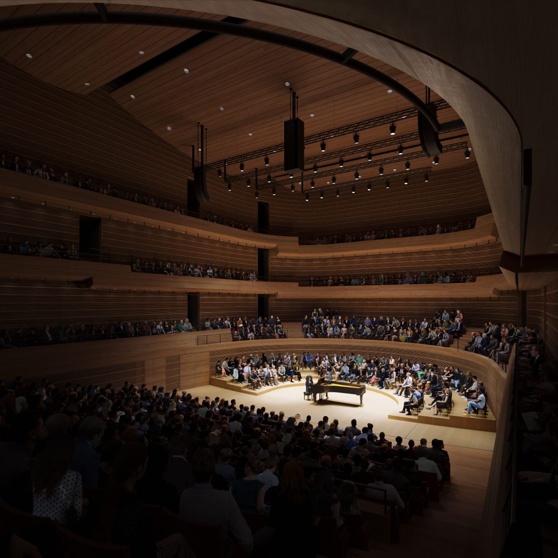 Chipperfield wins approval for scaled-back Edinburgh concert hall plan