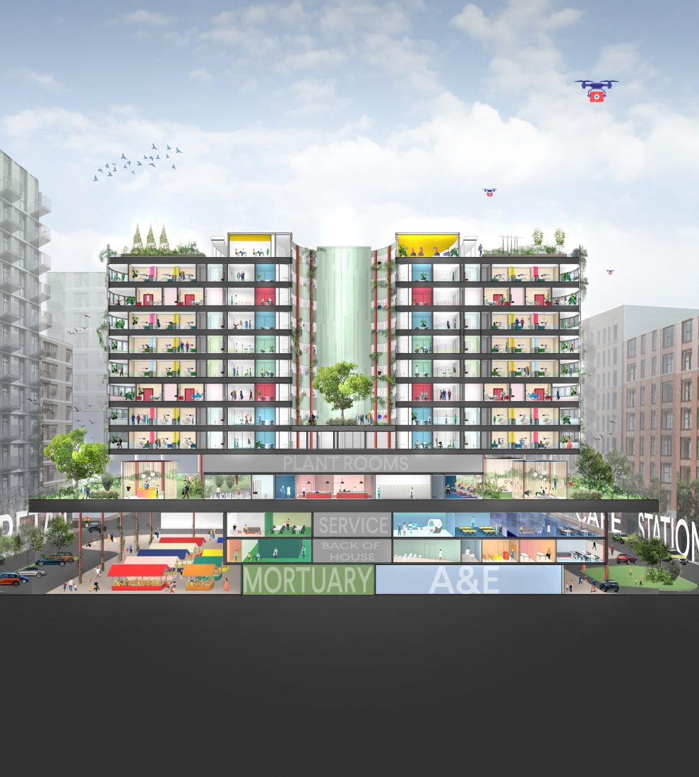 Ab Rogers wins £250k Wolfson Prize with modular hospital concept