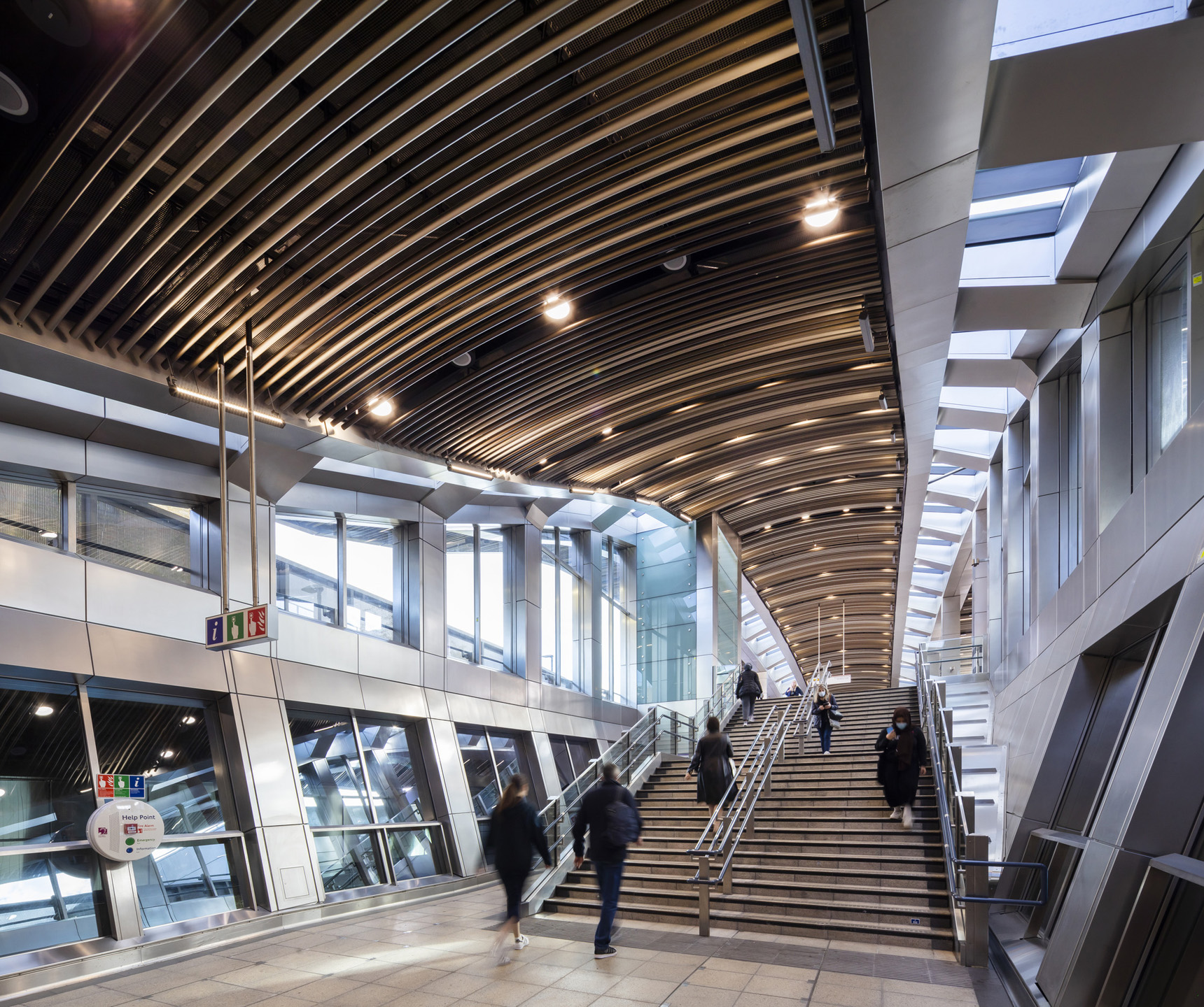 BDP-designed Elizabeth Line station in Whitechapel opens