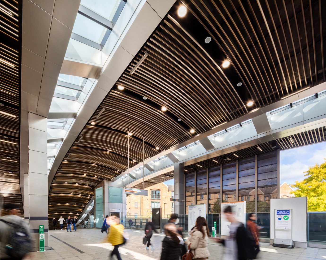 BDP-designed Elizabeth Line station in Whitechapel opens