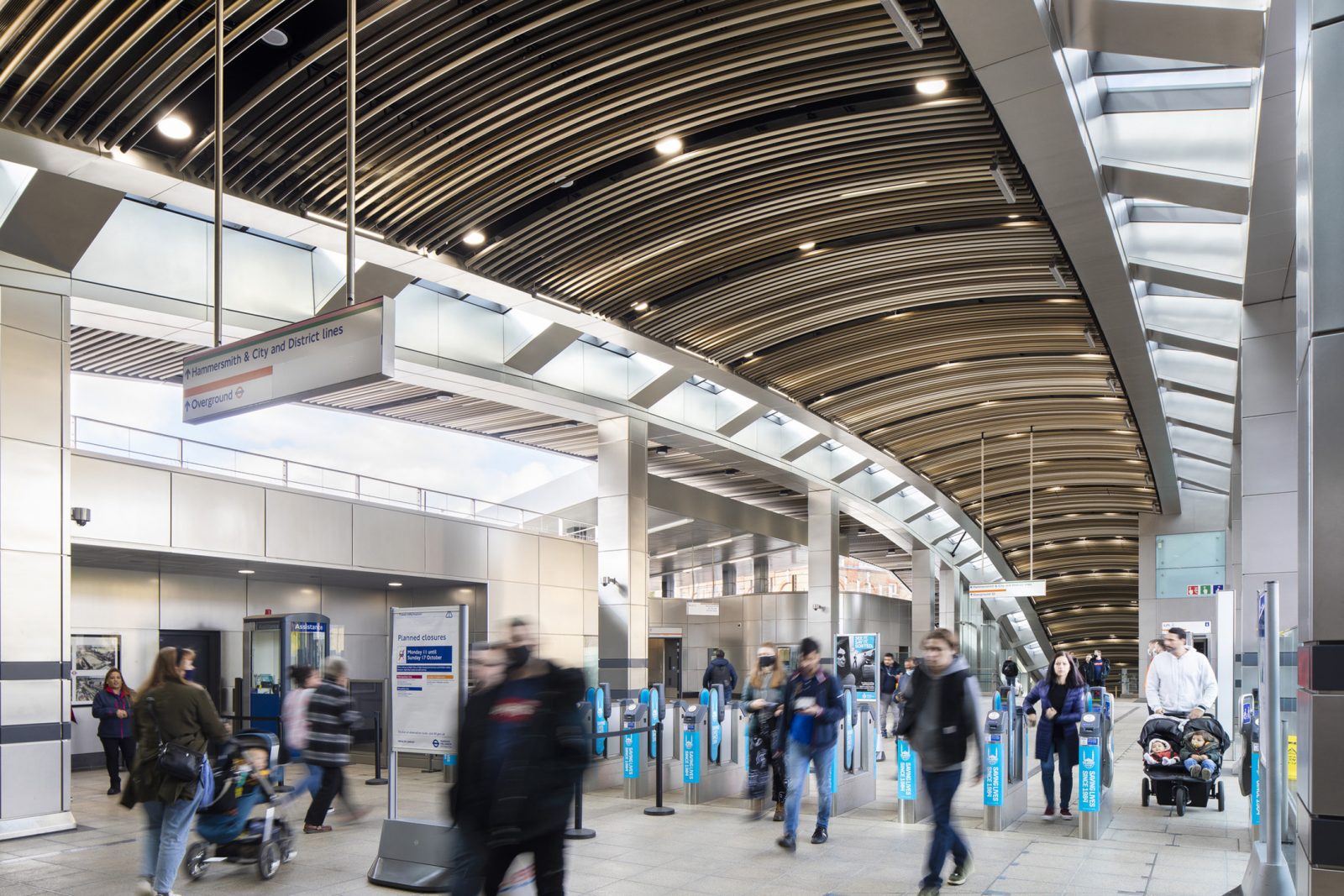 BDP-designed Elizabeth Line station in Whitechapel opens