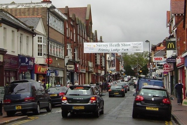 Camberley town centre meanwhile use