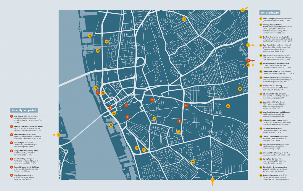 What’s being built where in Liverpool?