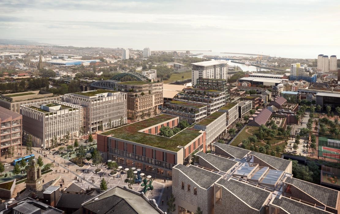 FaulknerBrowns submits plans for £23m library hub in Sunderland