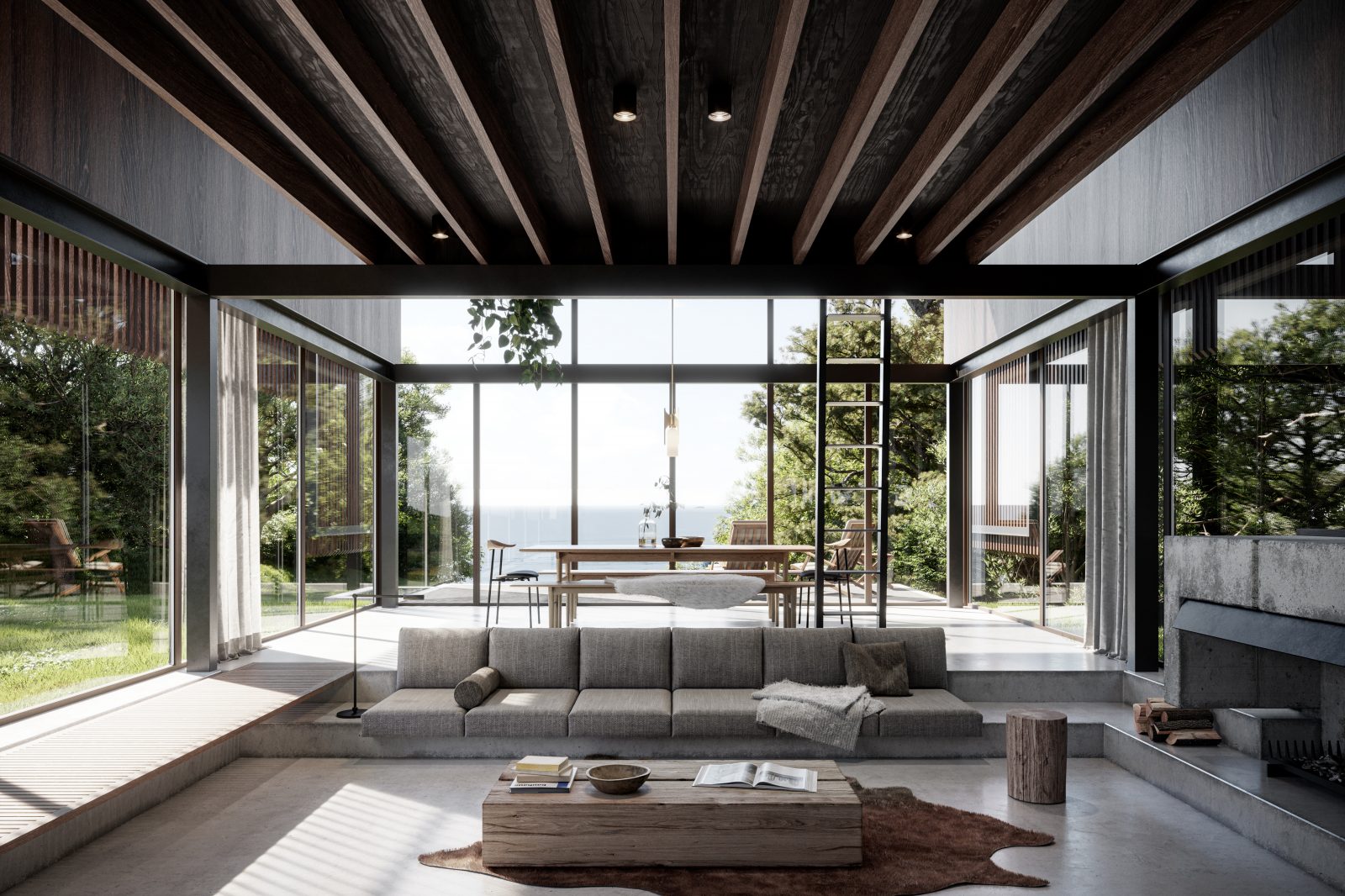 Hyde + Hyde’s ‘plinth house’ on Welsh coast approved