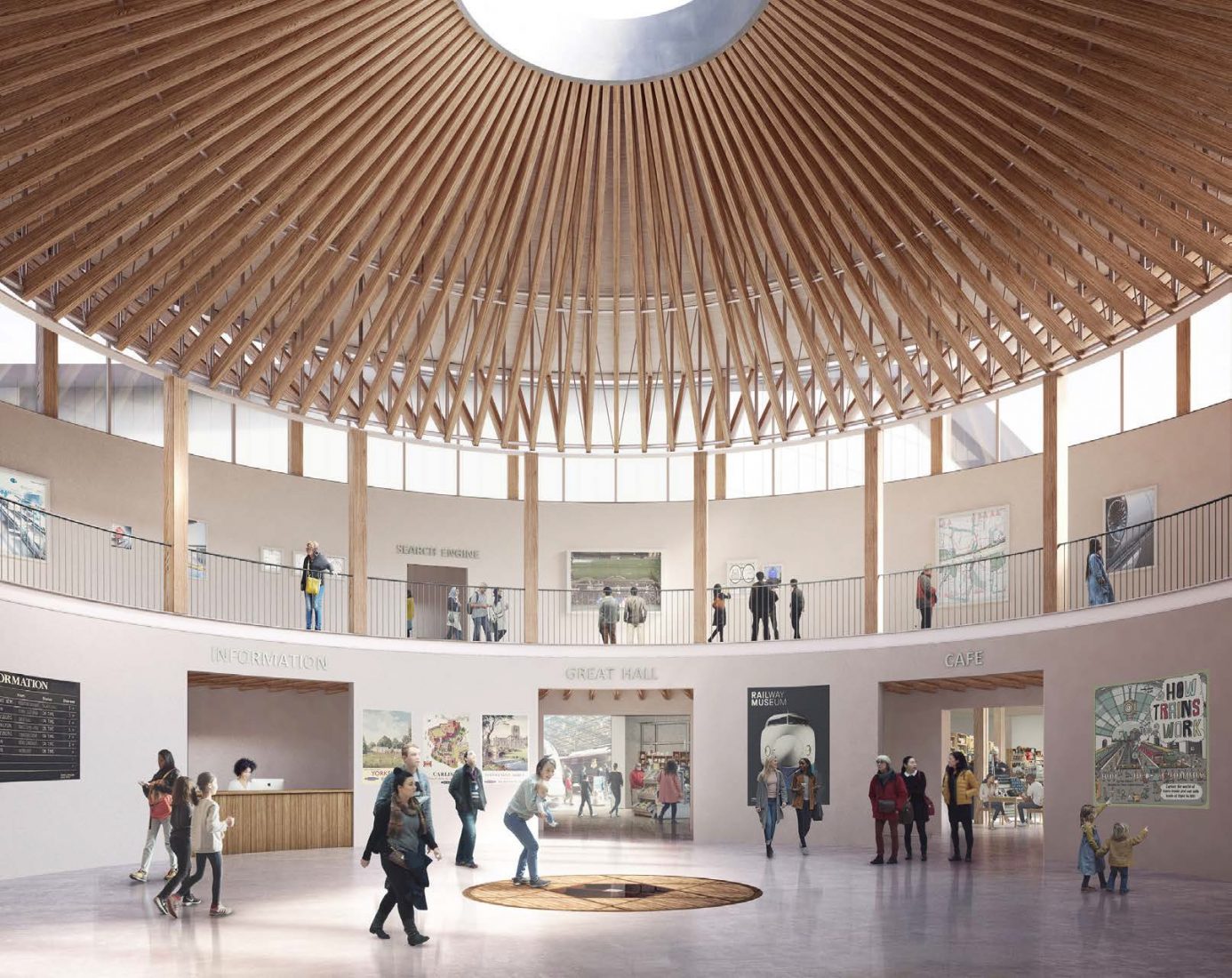 Feilden Fowles submits plans for new National Railway Museum entrance hall