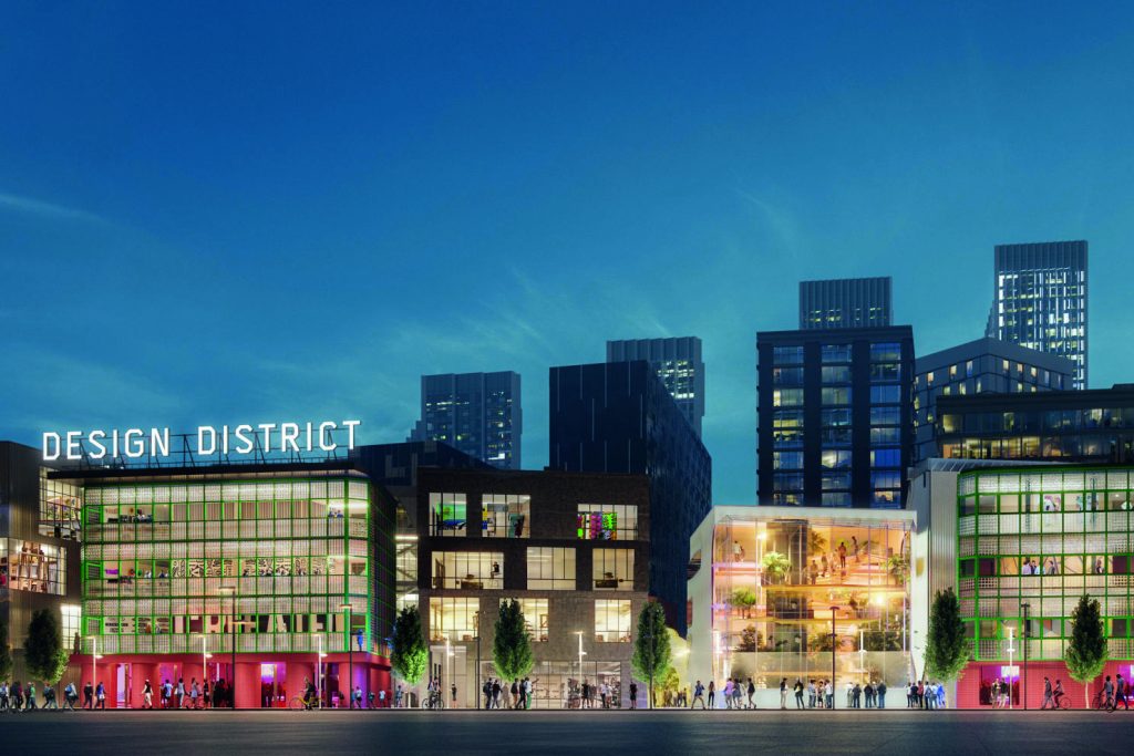 Can you really design a design district?