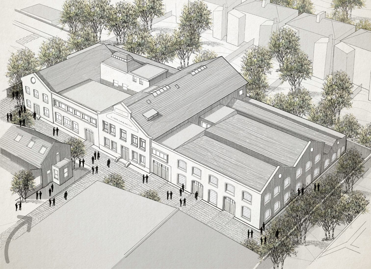 Studio RHE completes retrofit of former bottling factory for Fabrix