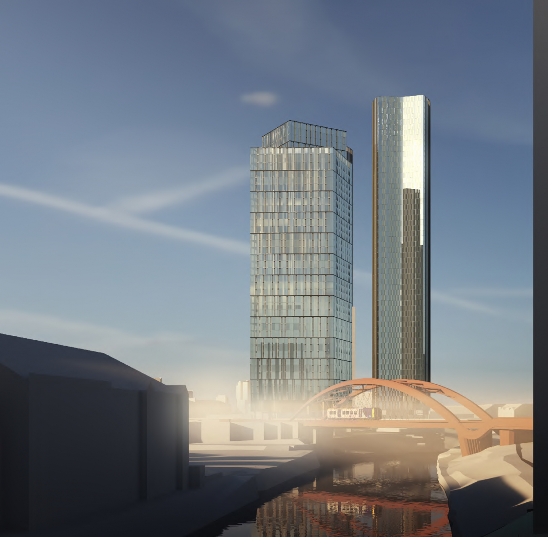 SimpsonHaugh skyscrapers with no affordable housing approved