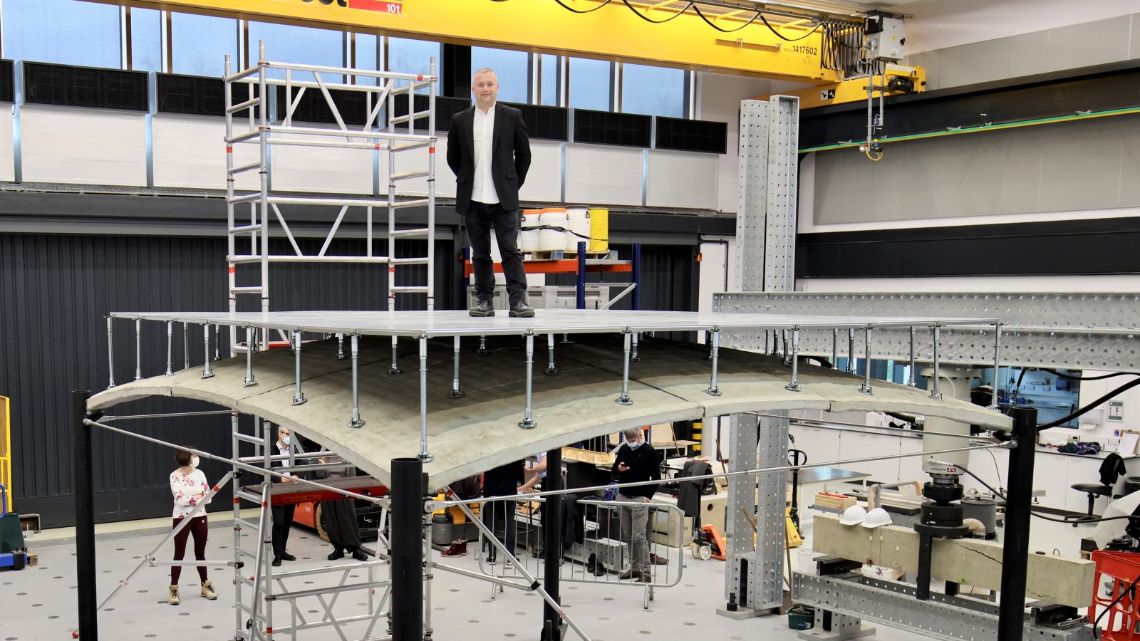 Research team redesigns shape of floors to cut concrete use by 75%
