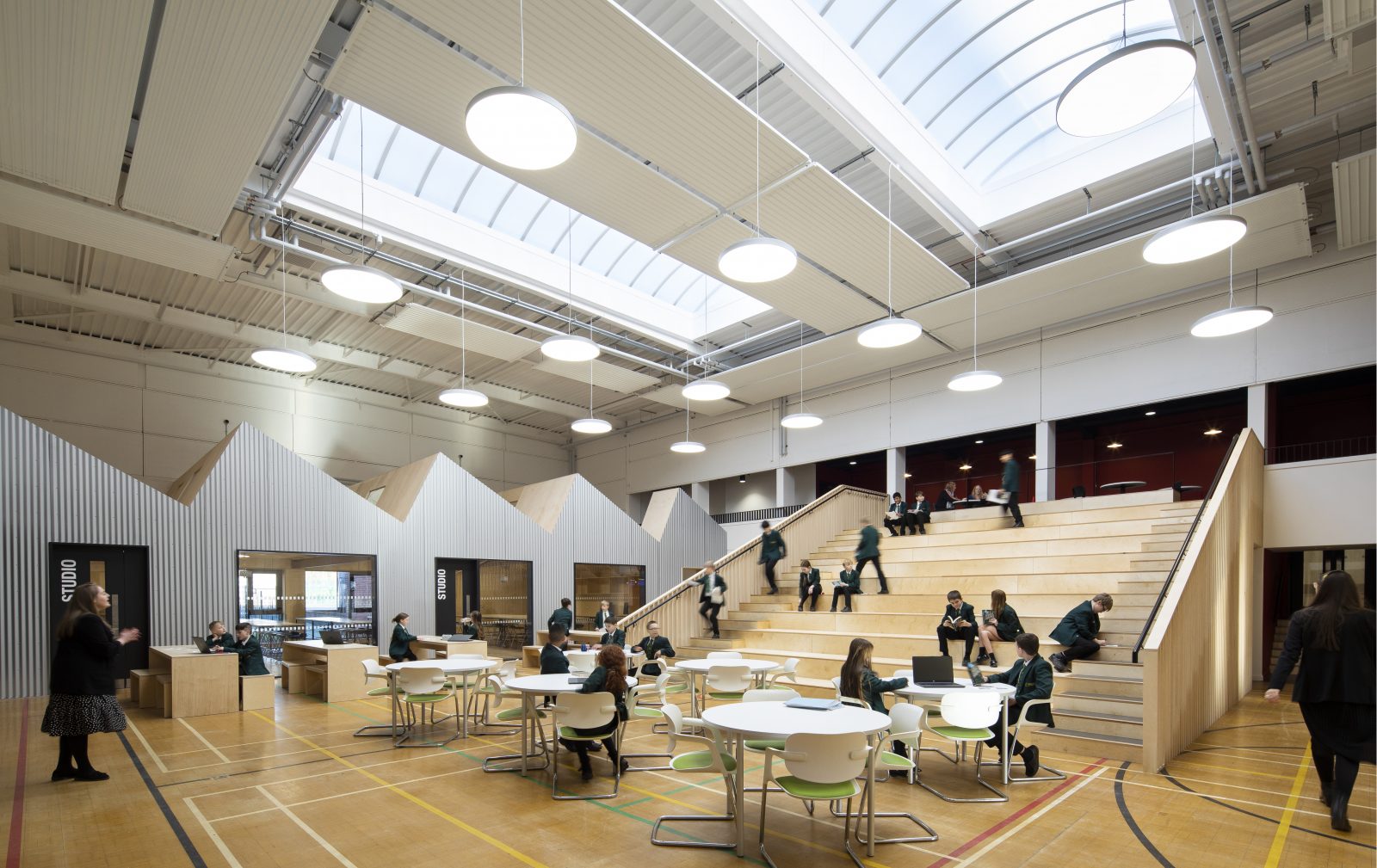 BDP transforms Rochdale school sports hall into teaching test bed