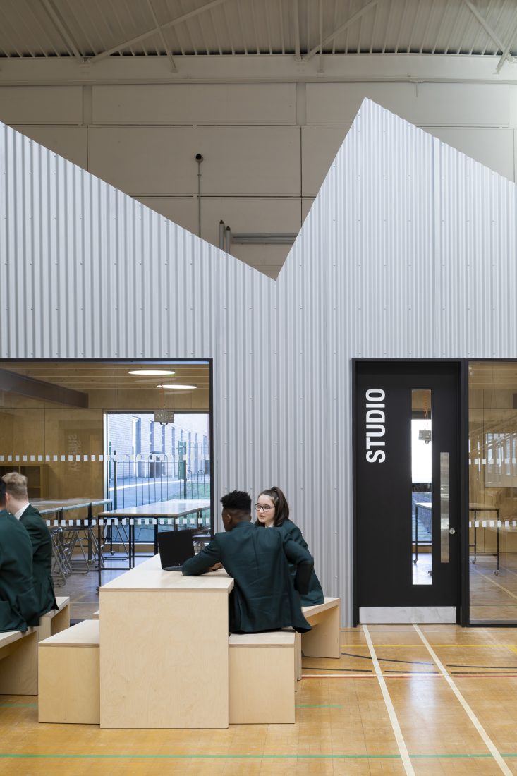 BDP transforms Rochdale school sports hall into teaching test bed