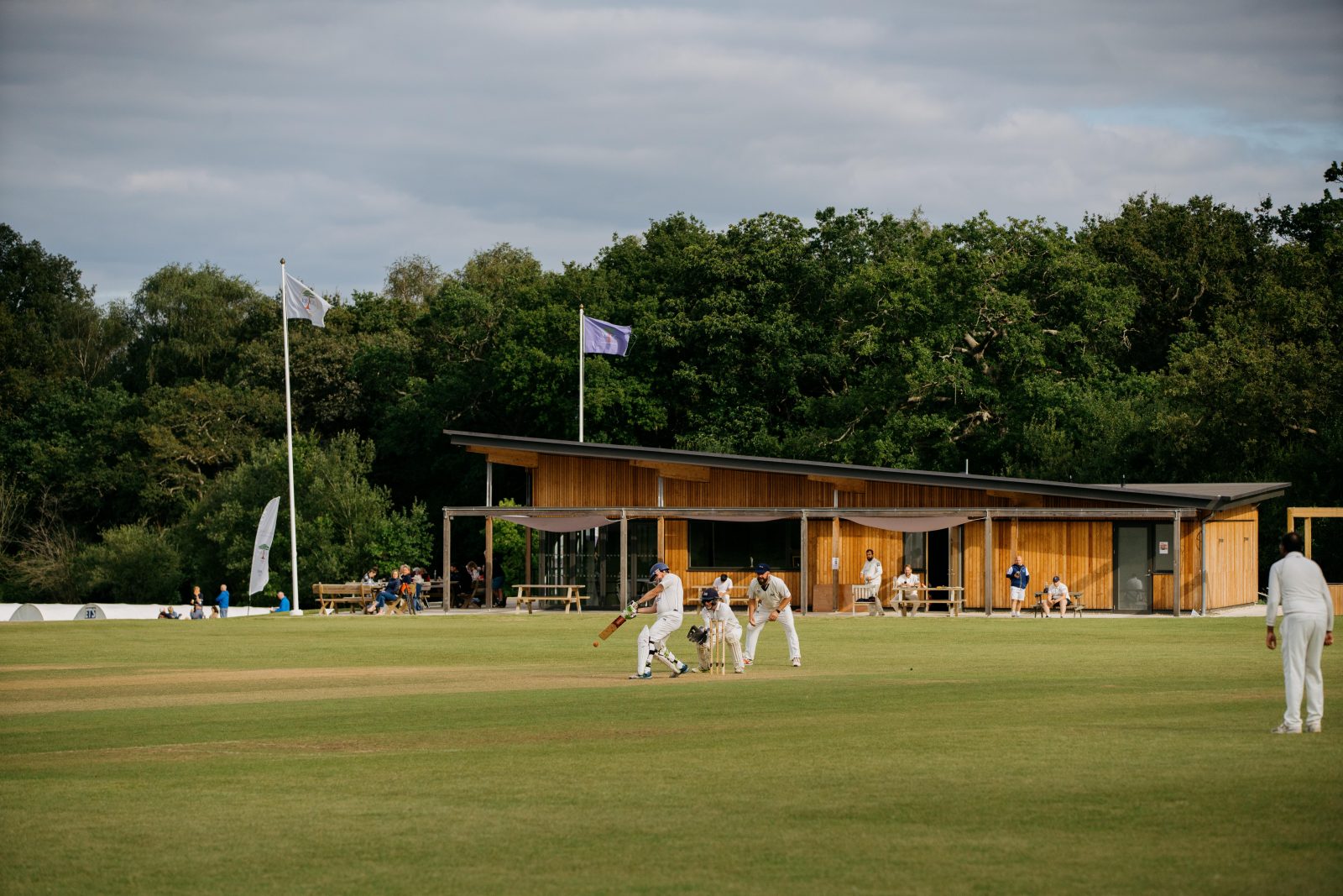 Levitate completes timber cricket clubhouse in Surrey