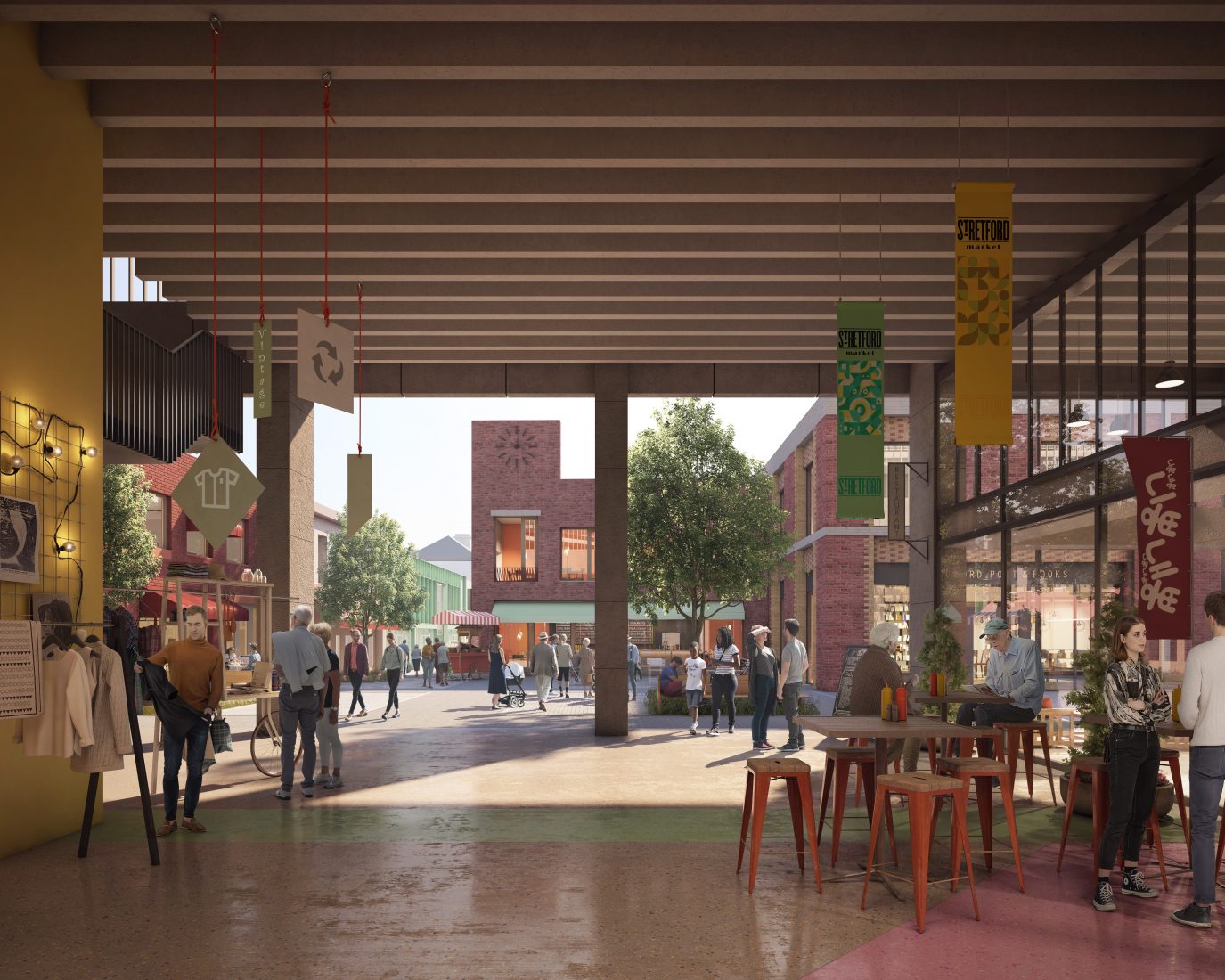 FCBS and Studio MUTT win approval to lift roof off revamped Stretford mall