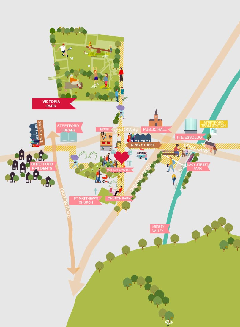 FCBS and Studio MUTT reveal plans for £13m Stretford town centre revamp