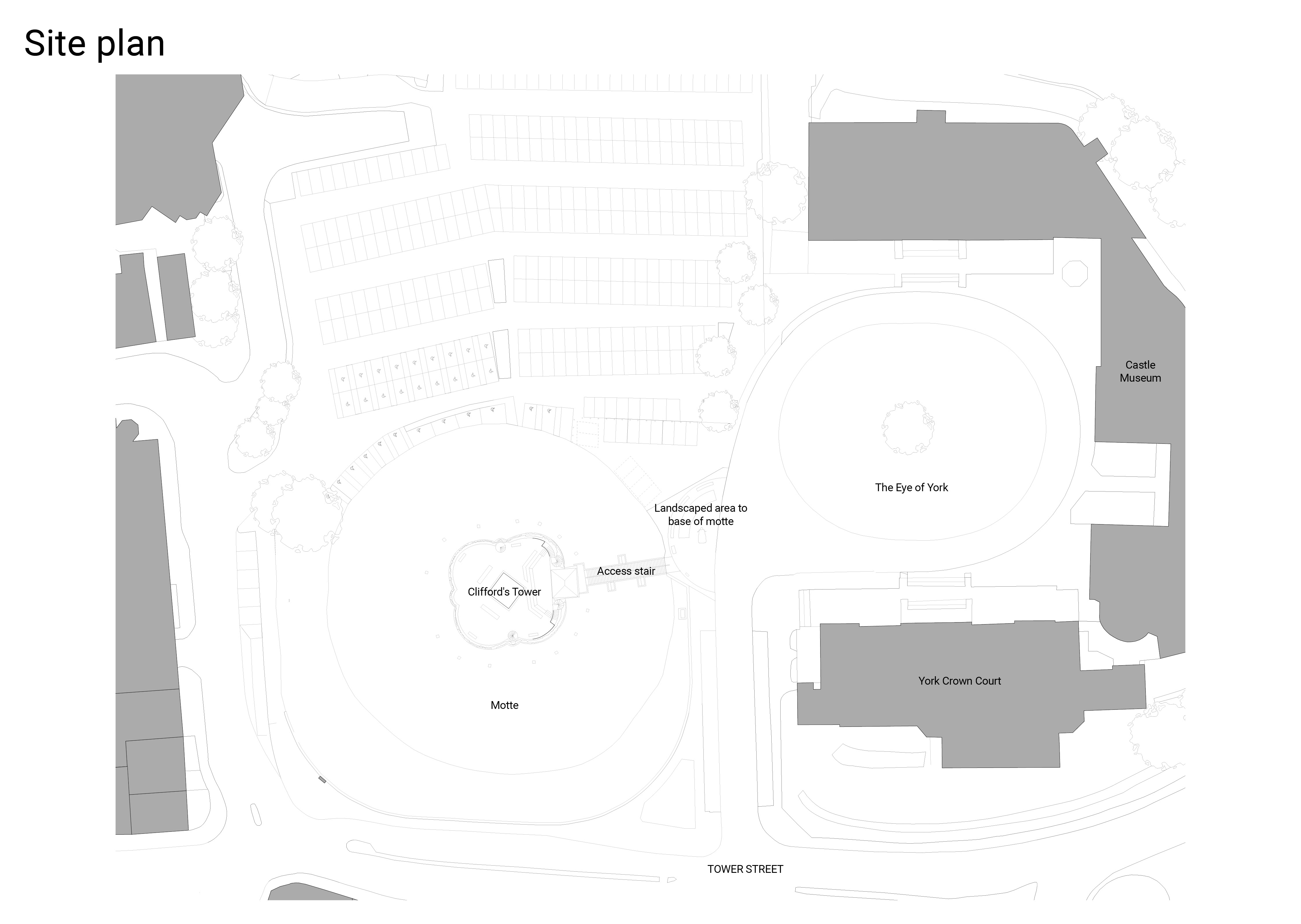 Hugh Broughton updates 11th-century York tower with giant timber oculus