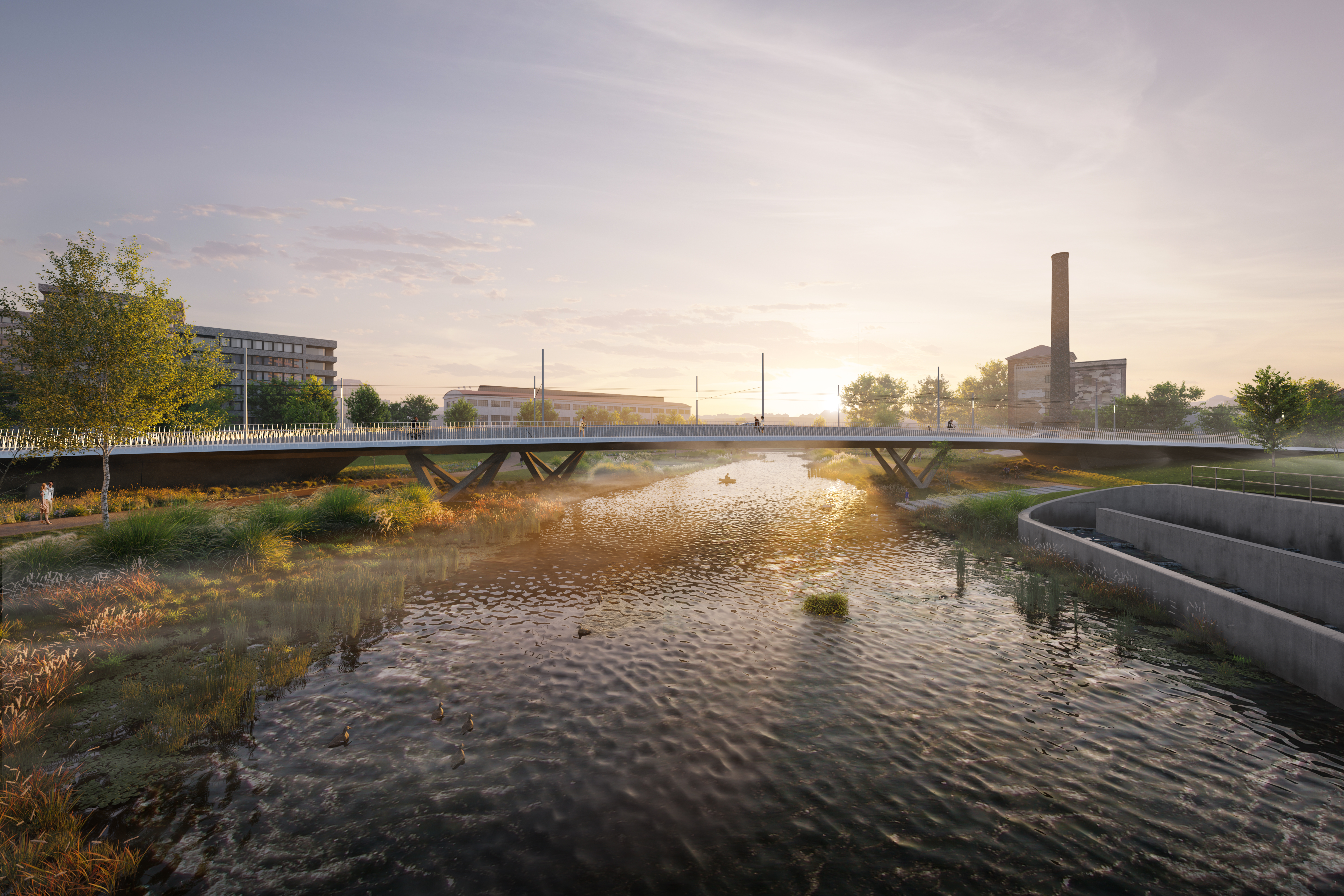 Stirling shortlisted practice wins £7.5m Brno bridge contest