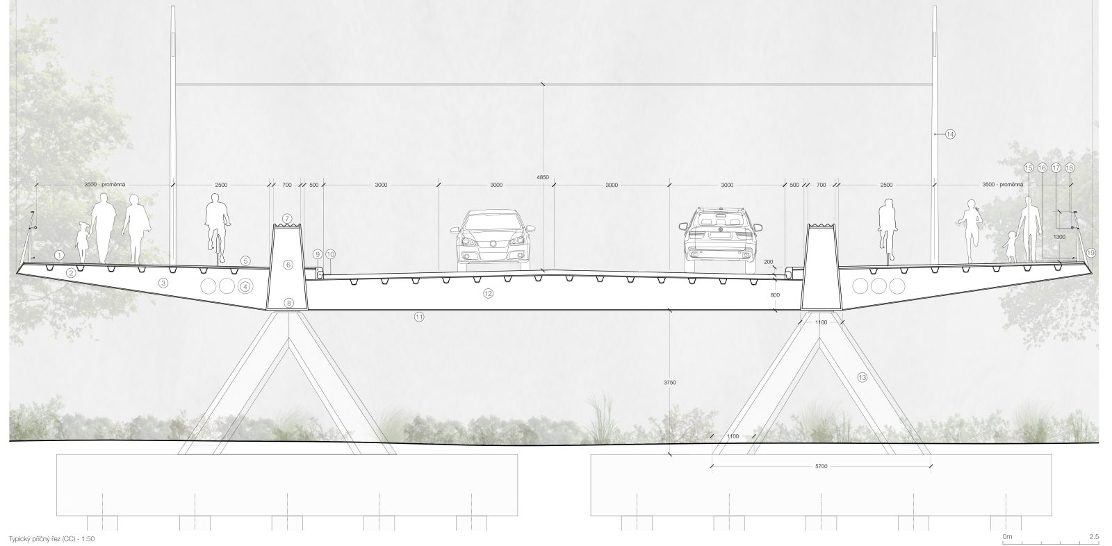 Stirling shortlisted practice wins £7.5m Brno bridge contest