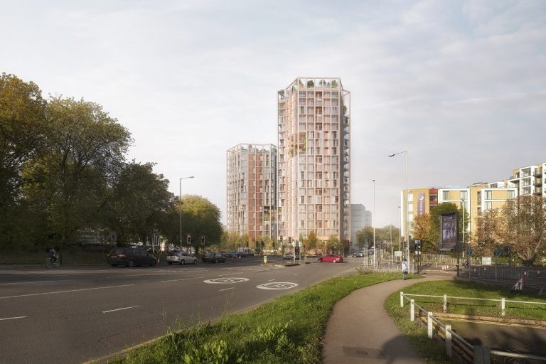 pH+ wins planning for modular housing towers on Enfield gasholder site