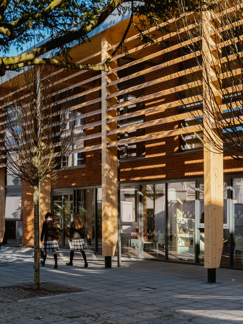 David Miller Architects designs composite timber school in Reading