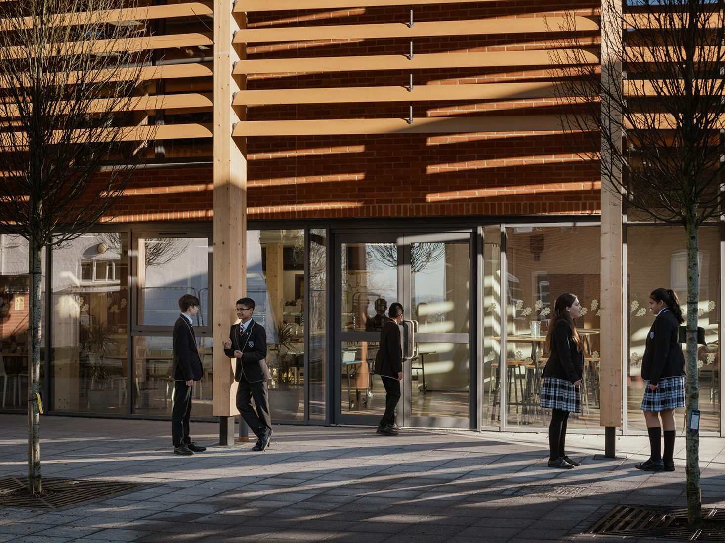 David Miller Architects designs composite timber school in Reading