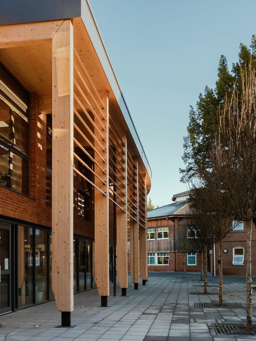 David Miller Architects designs composite timber school in Reading