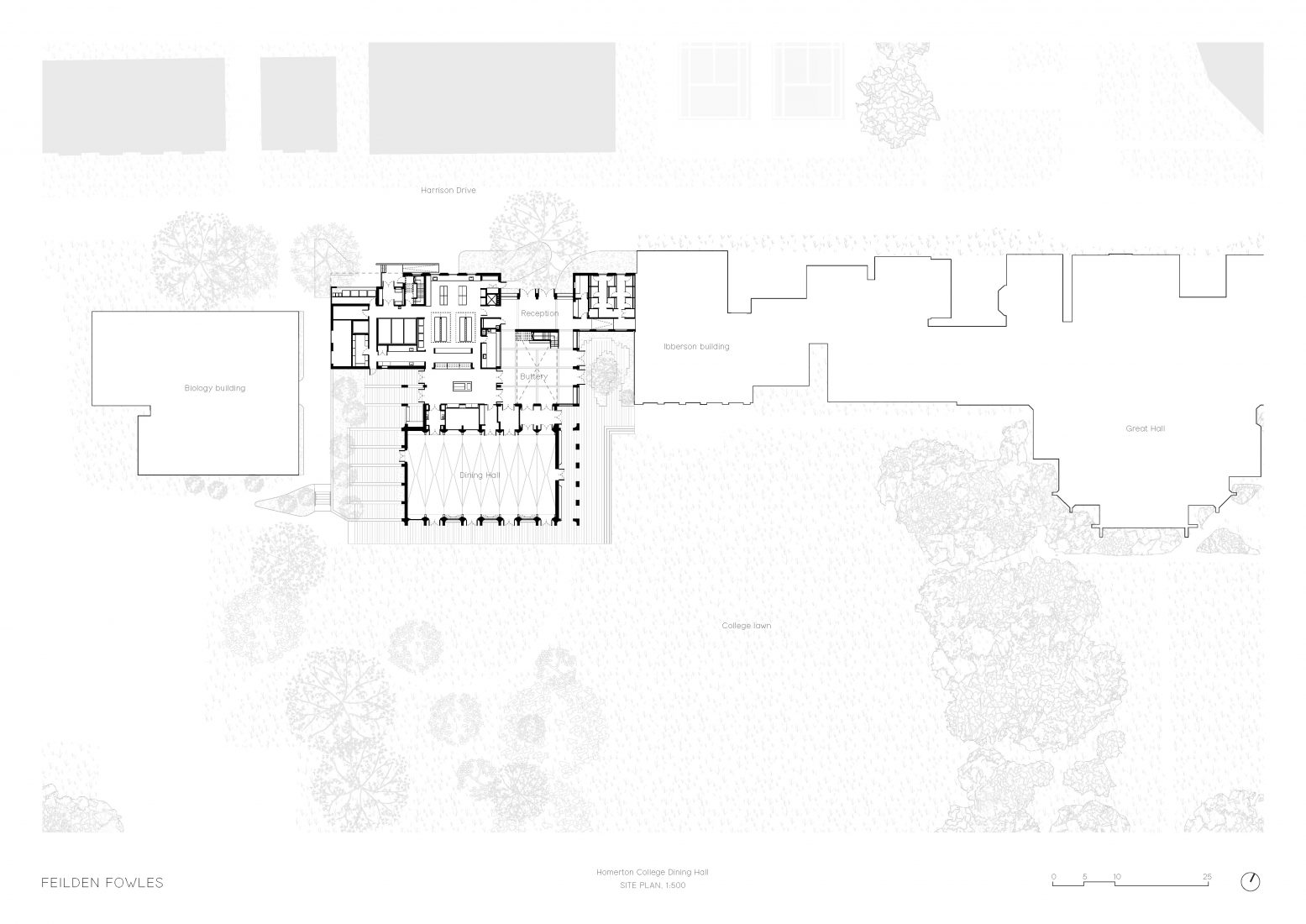 Homerton College Dining Hall by Feilden Fowles