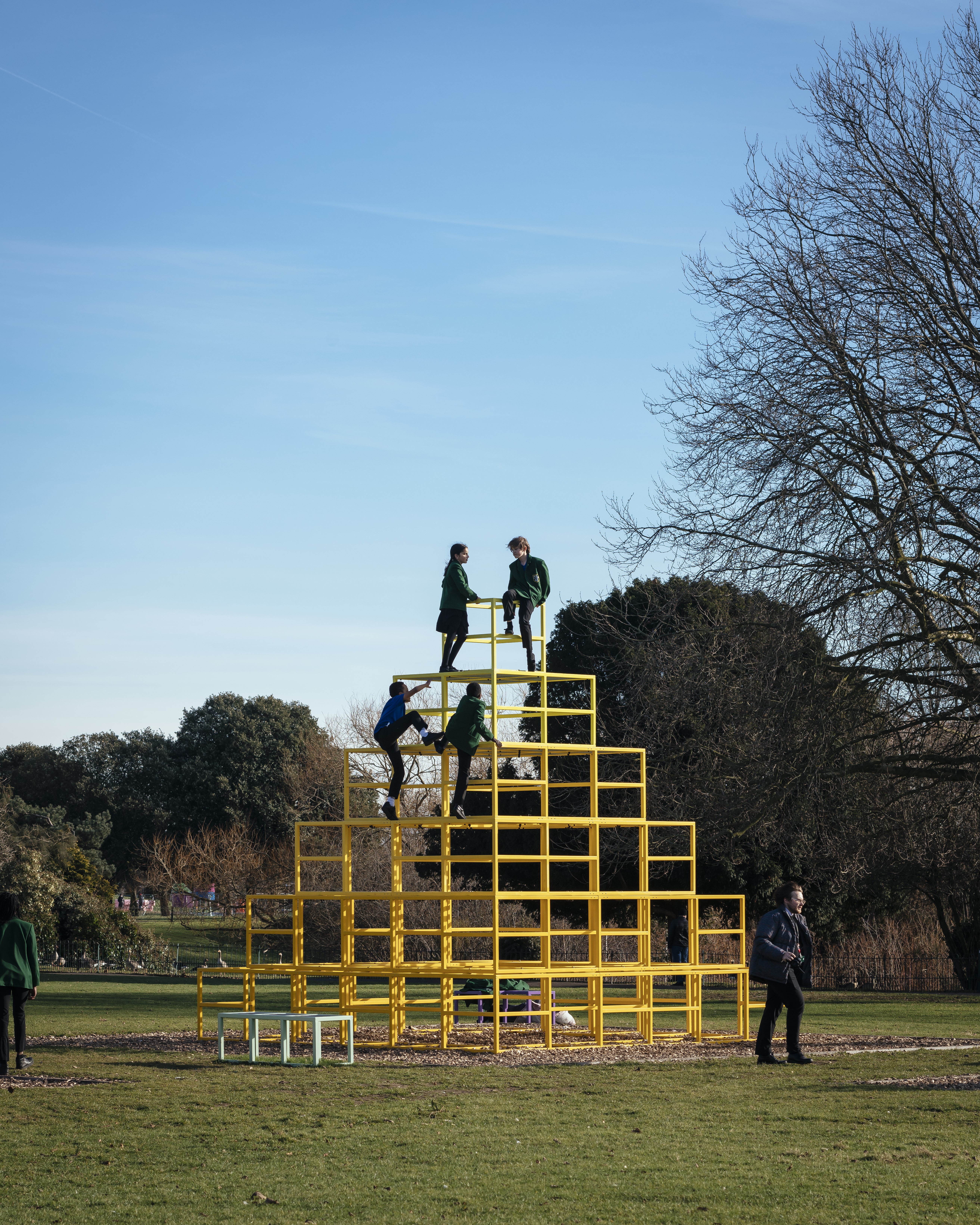 Eva Rothschild's colourful pyramid playground for Becontree Centenary